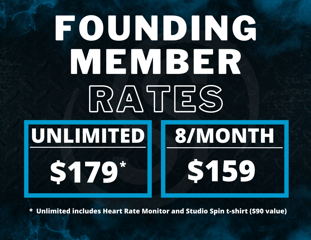 Founding Member Rates - Studio SPIN